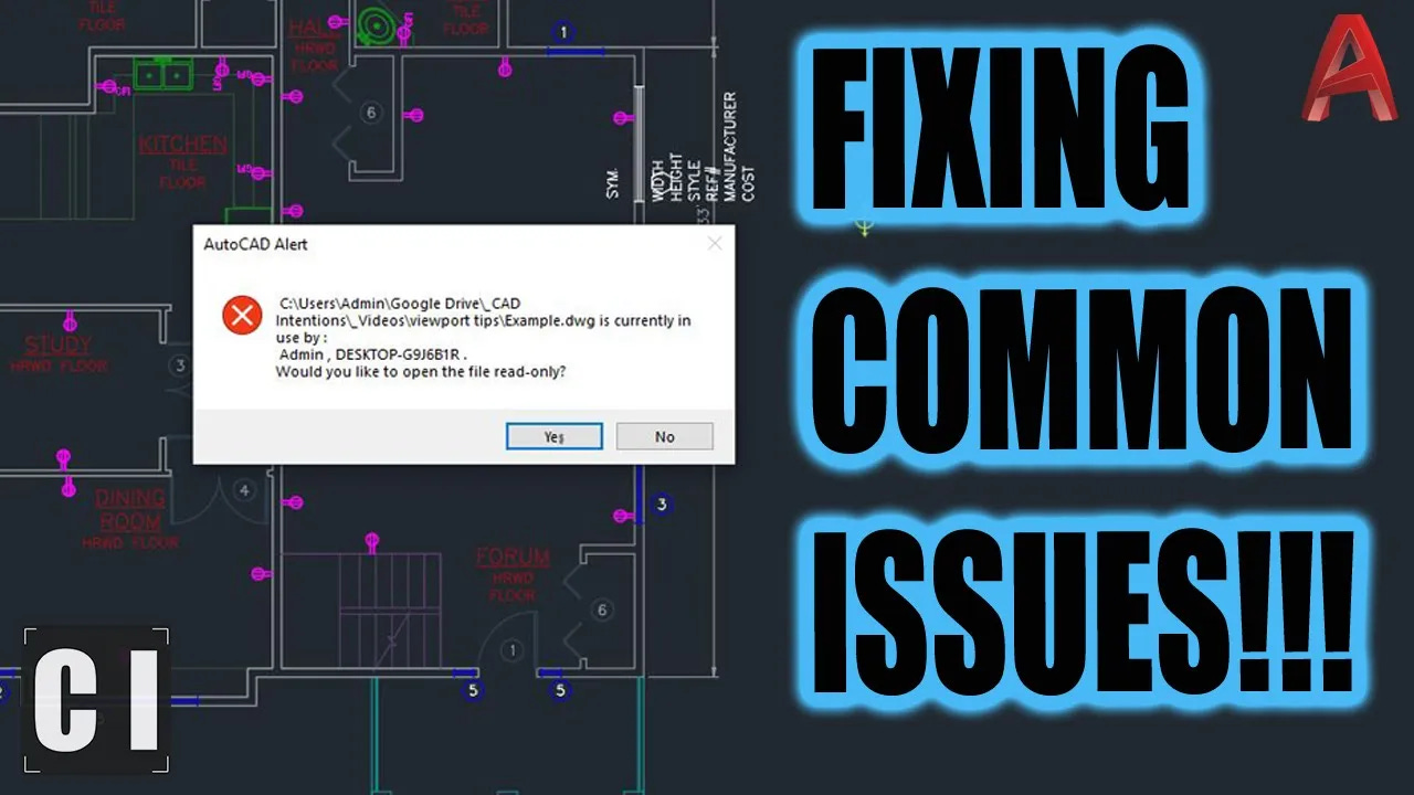 Fixing AutoCAD's Most Common Issues! - by Brandon