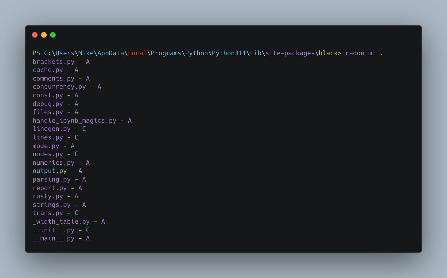 Learning About Code Metrics in Python with Radon