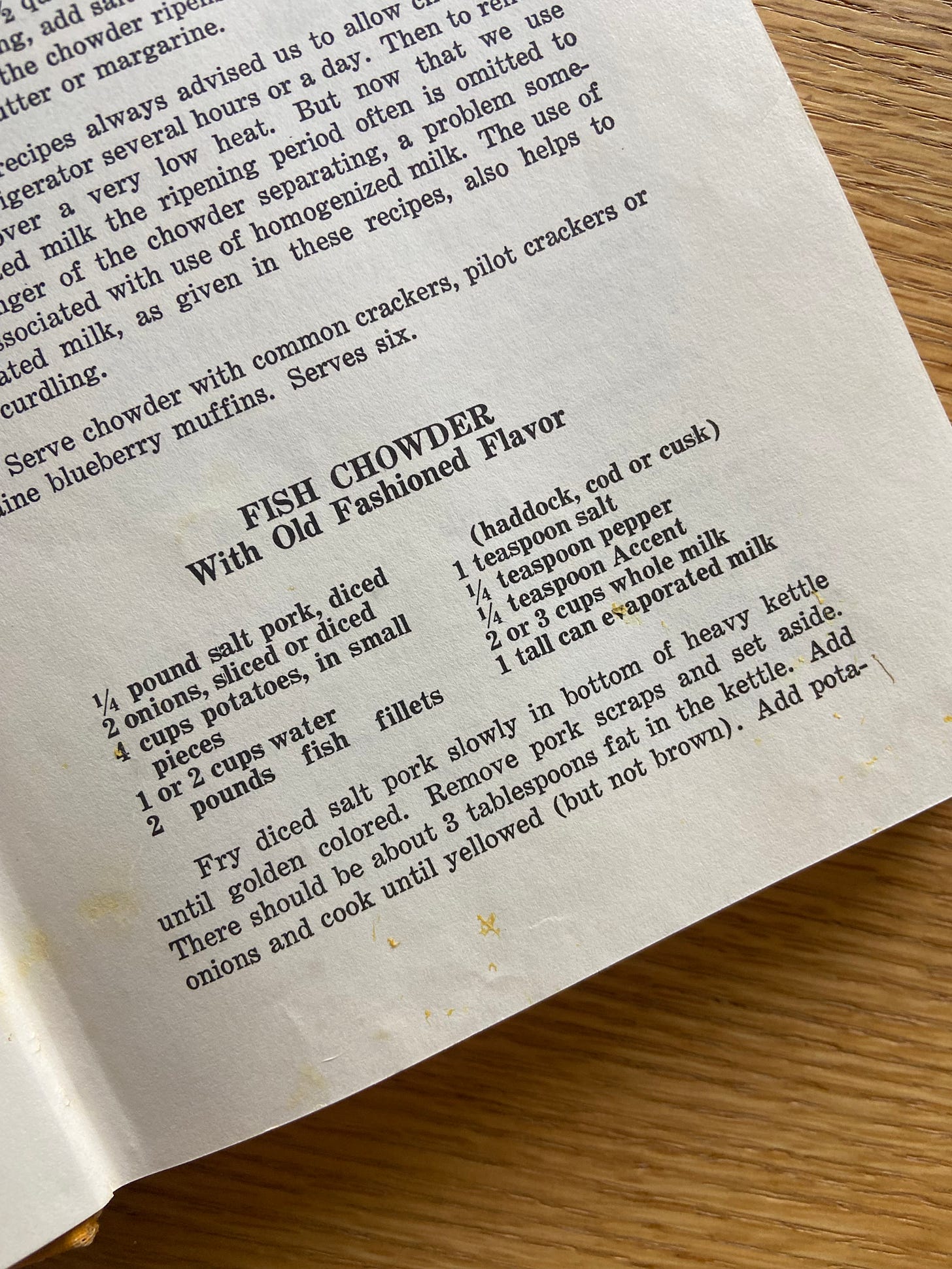 Maine-Style Fish Chowder · Dinner: A Love Story