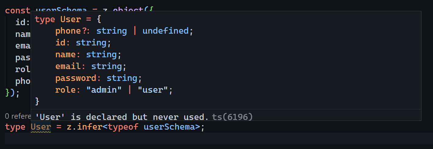 Using Zod Schemas as a Source of Truth for Typescript Types