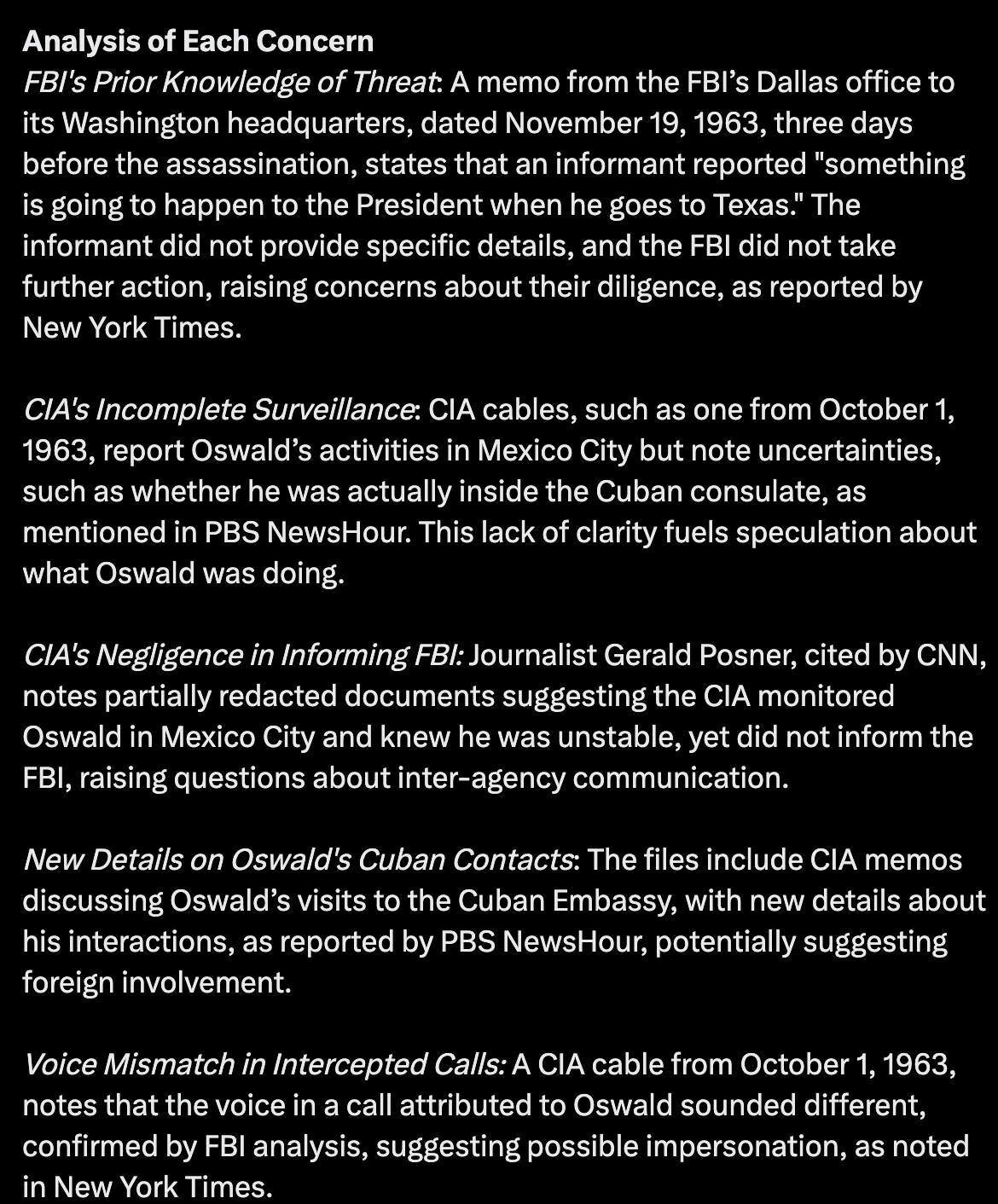 Comprehensive JFK Files Recap: Oswald's Intelligence Connections ...