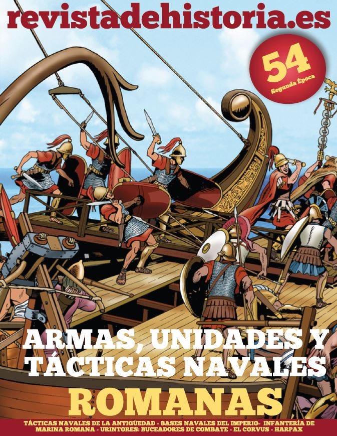 Armas, unidades y tácticas navales romanas