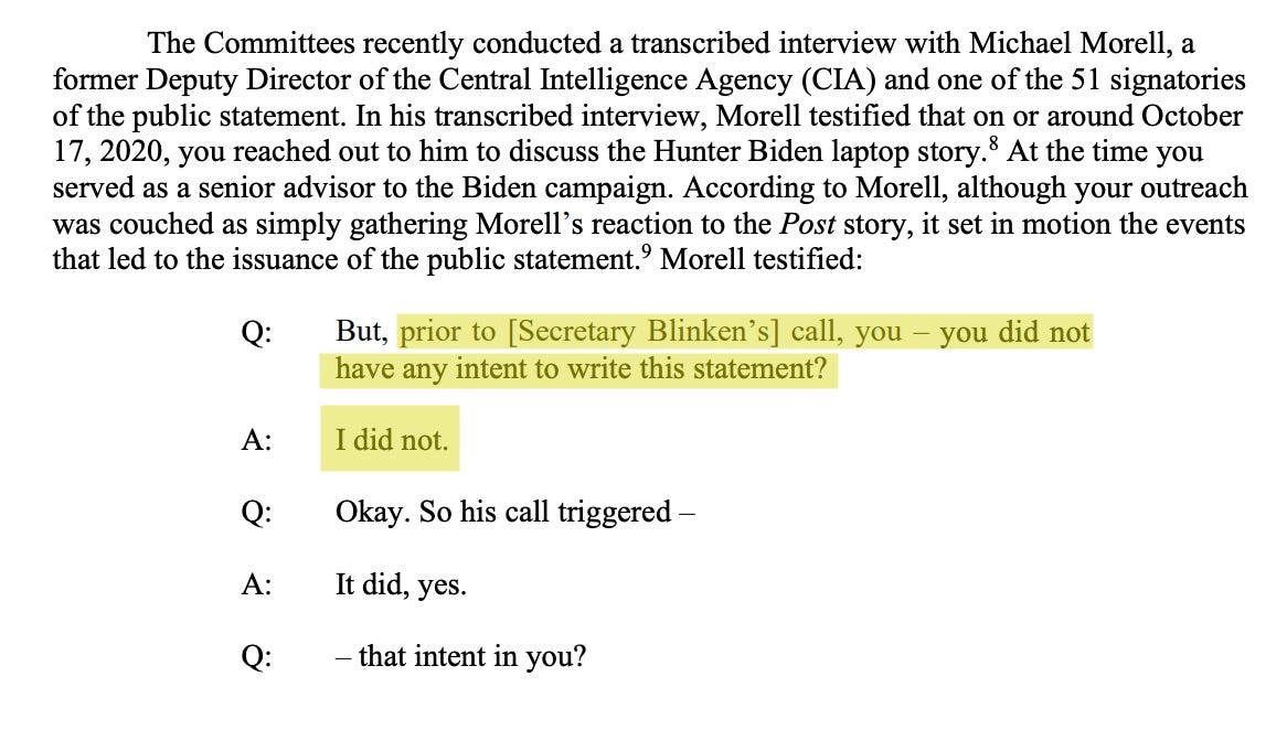 Another Blast From the Past — Former CIA Director Mike Morrell Confirms ...