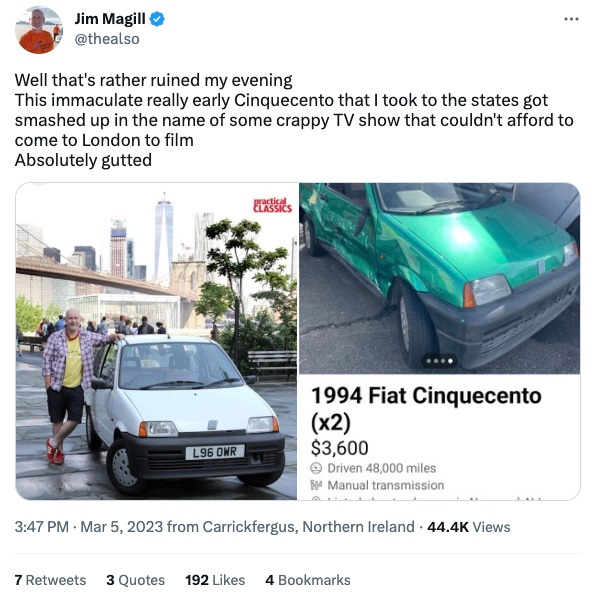 There’s no website like the Internet Movie Cars Database, IMCDb.org