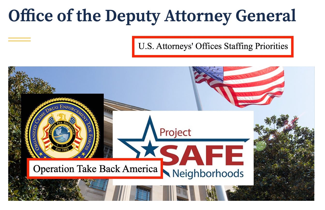 DOJ focuses prosecutors on Trump immigration enforcement policies