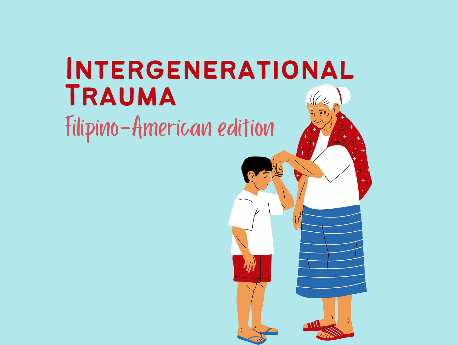 Intergenerational trauma in Filipino-American families