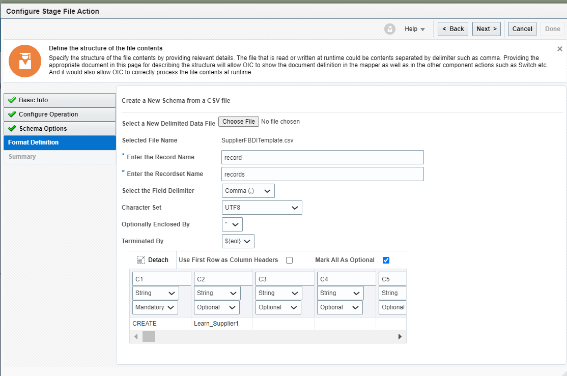 Supplier Import in Fusion via FBDI in OIC - by Sourav Singh