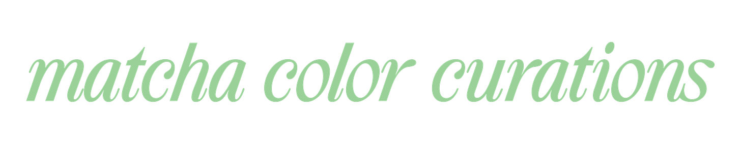 The Fascinating Story of the Matcha Green Color