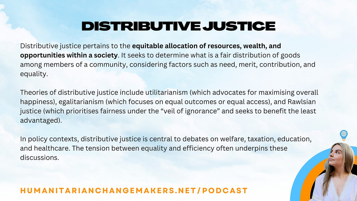 The 5 Different Types of Justice - by Tiyana J