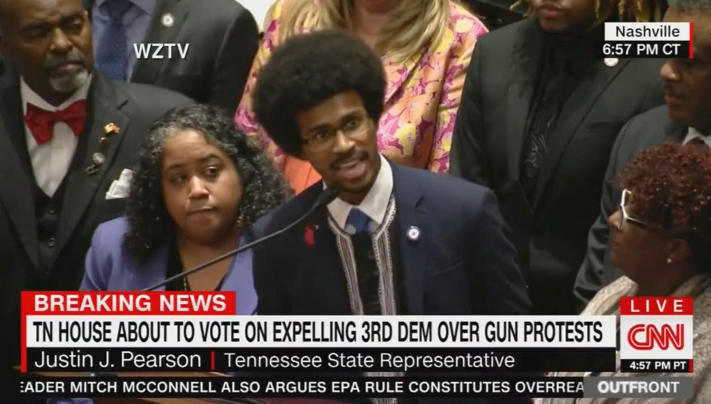 A quick chat with ousted Tennessee state Rep. Justin Pearson