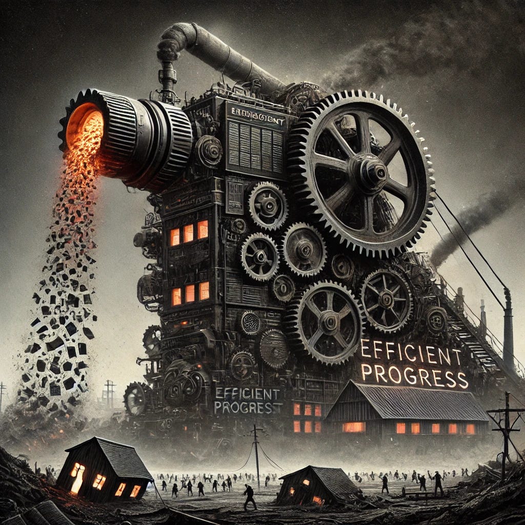 The Orphan Crushing Machine: A Bureaucratic Metaphor for Systemic Injustice