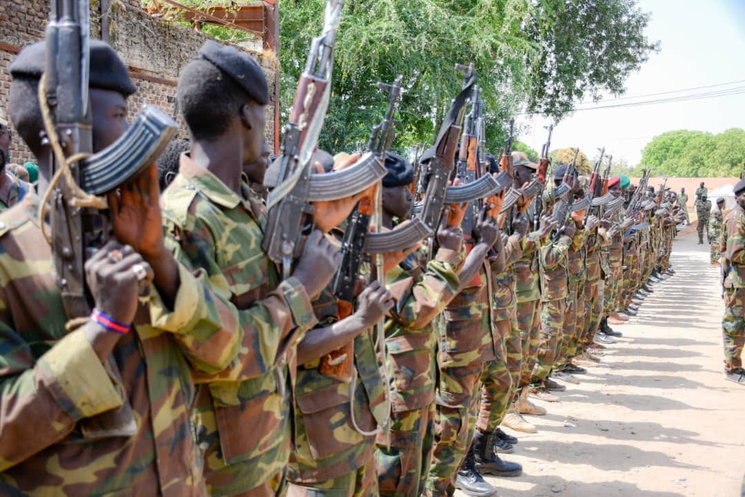 Map of the Areas of Control in Sudan