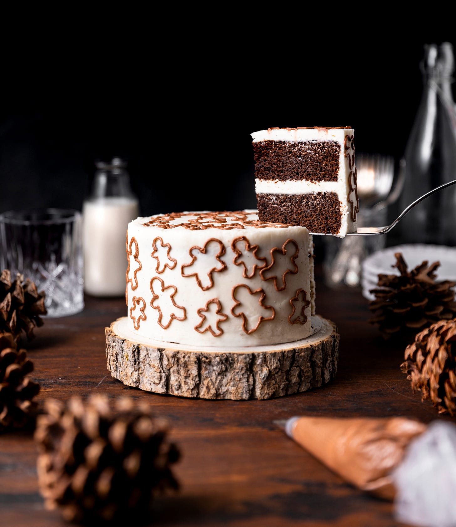 6-Inch Gingerbread Layer Cake - by Mike Johnson