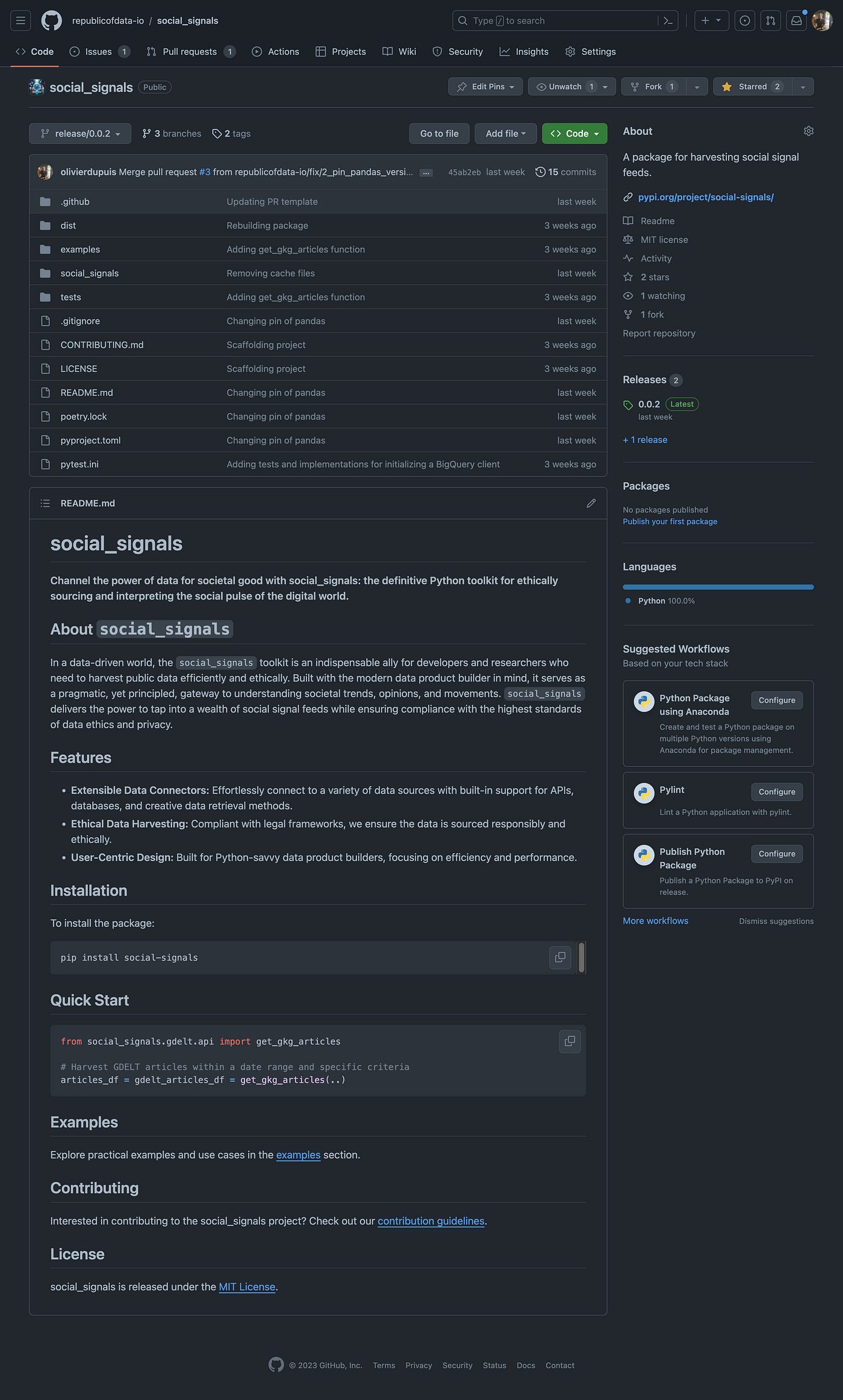 Harnessing the Power of Public Social Data
