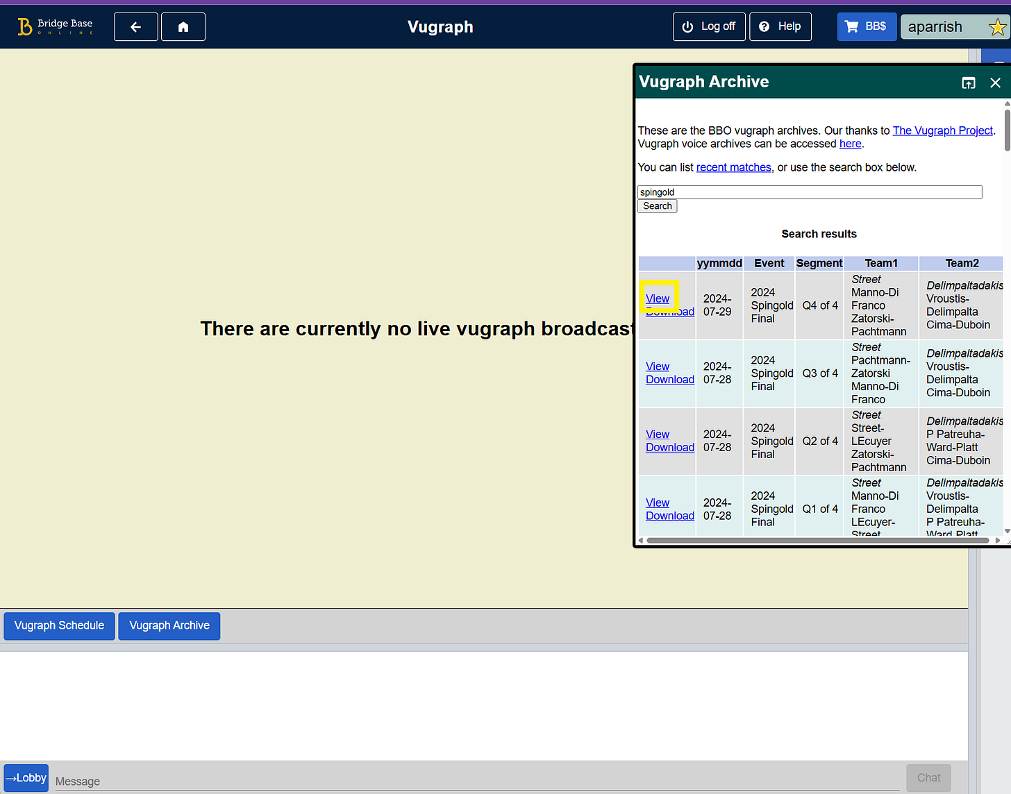 VuGraph Instructions - by Adam Parrish