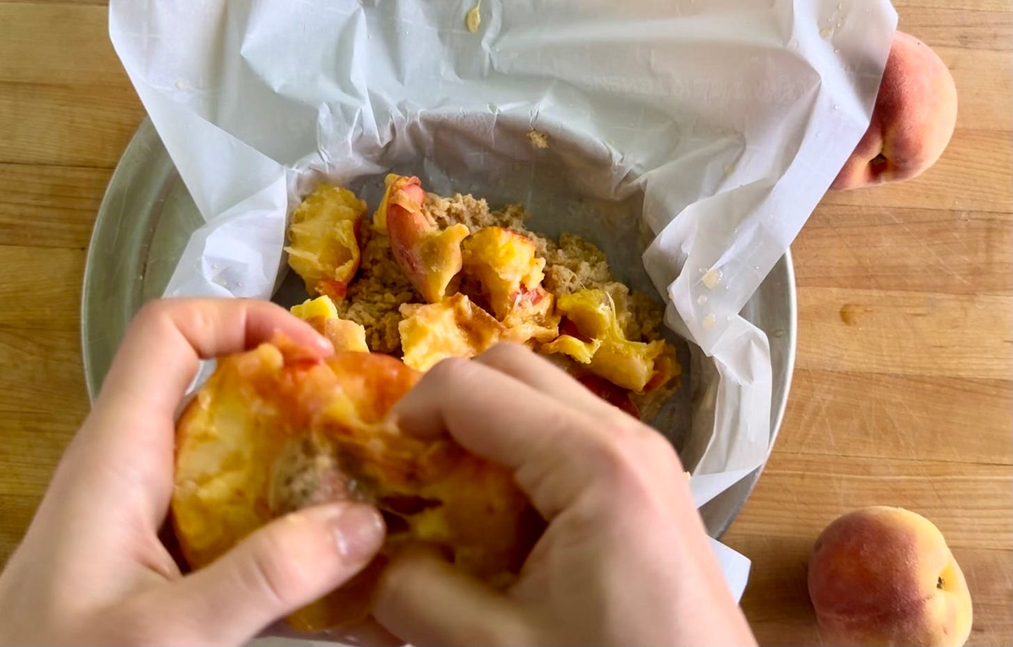 Nutty peach pockets - by Clare de Boer - The Best Bit