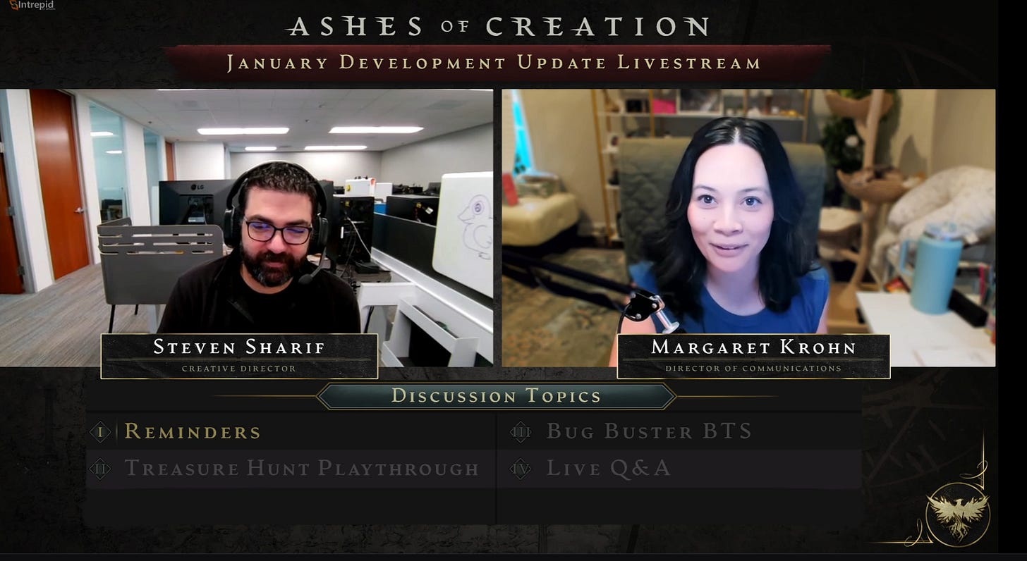 Rogue Status Update, Desert Walkthrough, and Treasure Scavenger Hunt | January Development Update