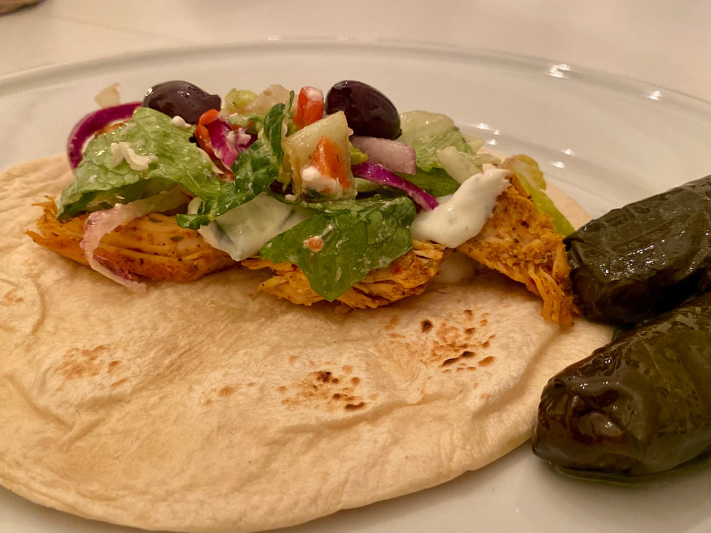 Garlic Chicken Gyros - by Erik Robbins