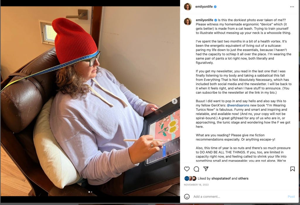 Emily McDowell on menopause awareness, releasing the drama, and leaning ...