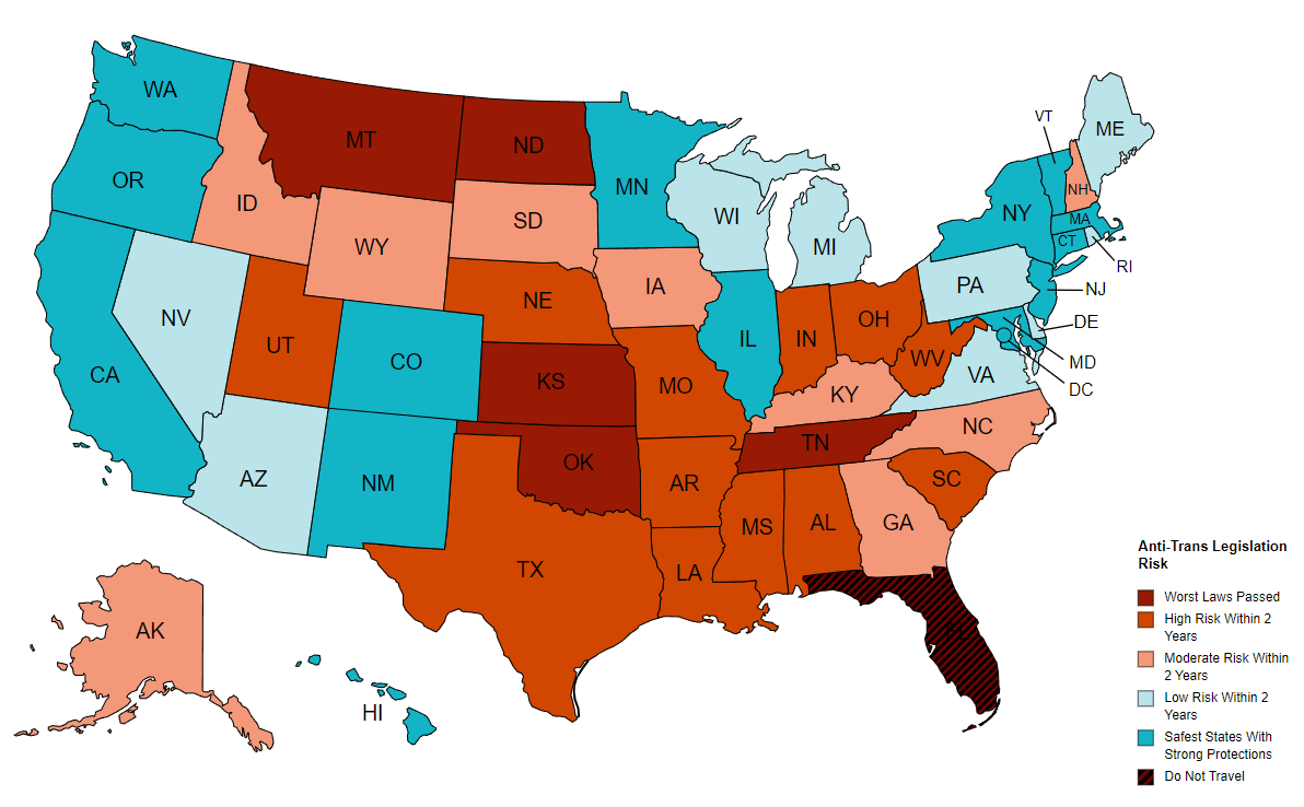 Erin's Anti-Trans Risk Map: Early Legislative Session Edition