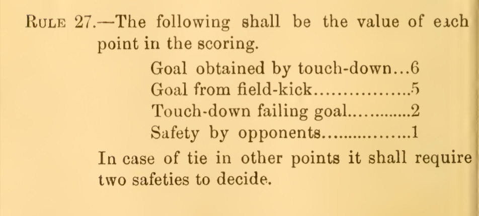 Why Touchdowns Are Worth Six Points