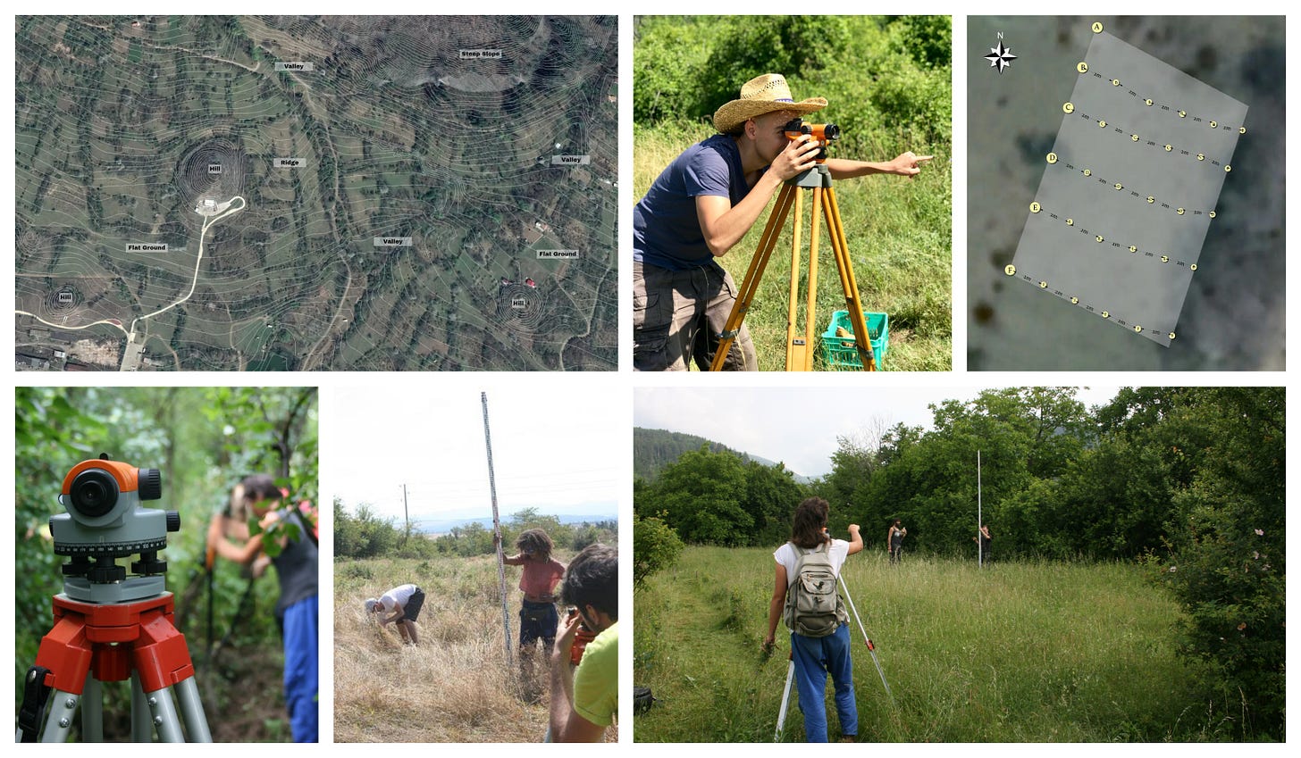 Balkan Ecology Project : Topo Maps and Making a Topography Survey