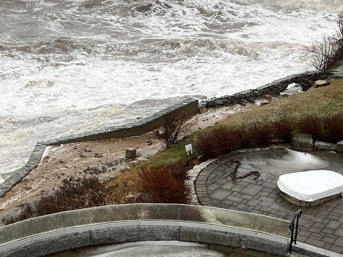 Storm Smashes Into MDI - by Carrie Jones and Shaun Farrar