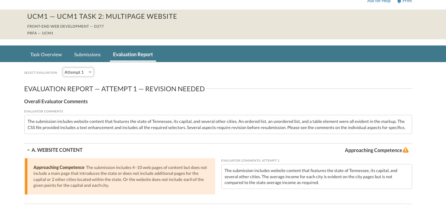 How I Passed WGU D277: Front-End Development - by Jess