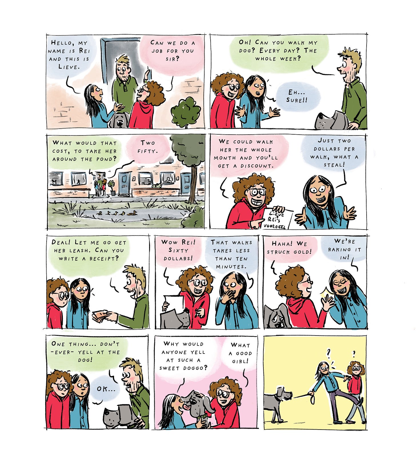 How I draw a comic strip - Betje’s Comics