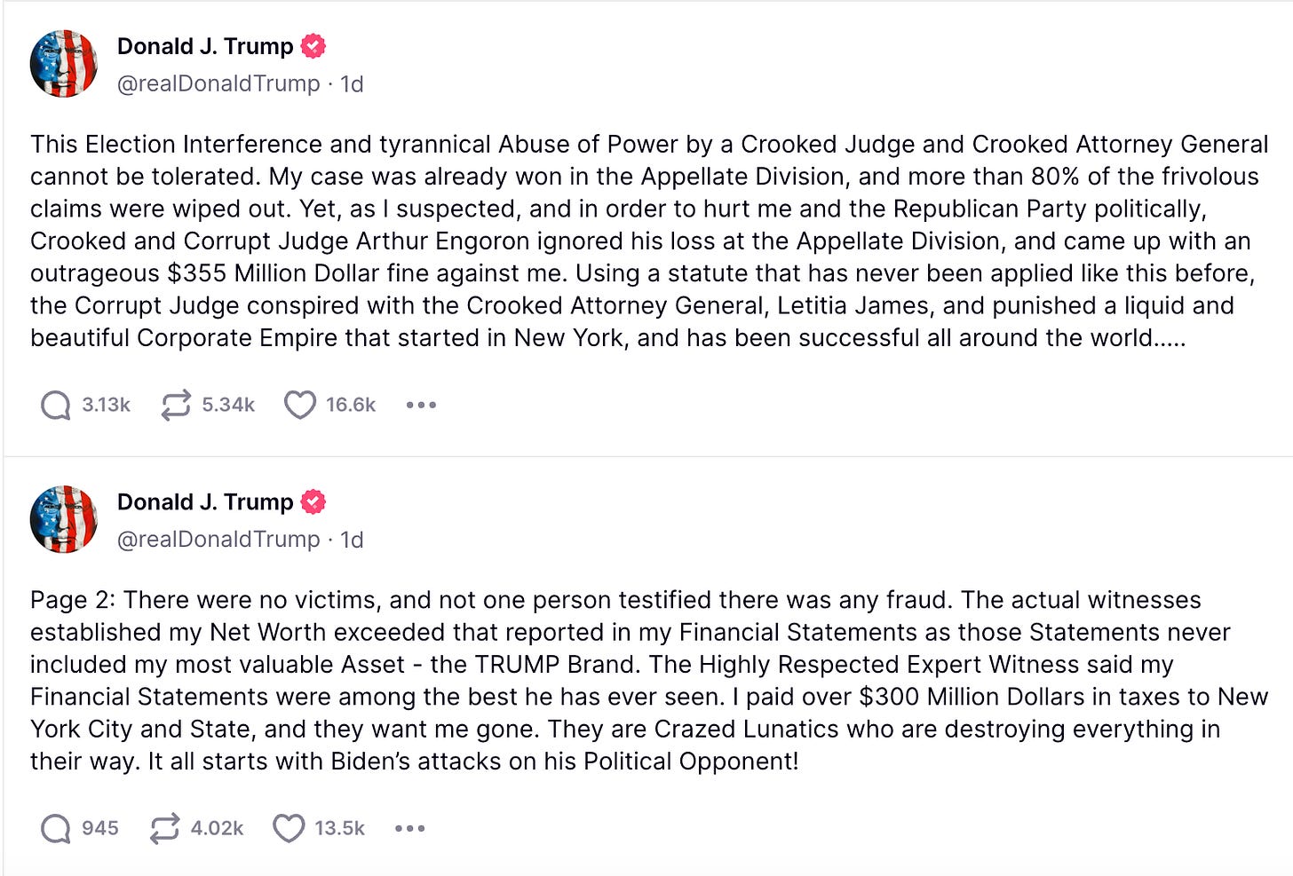 We are all victims of Trump's fraud - by Liz Dye