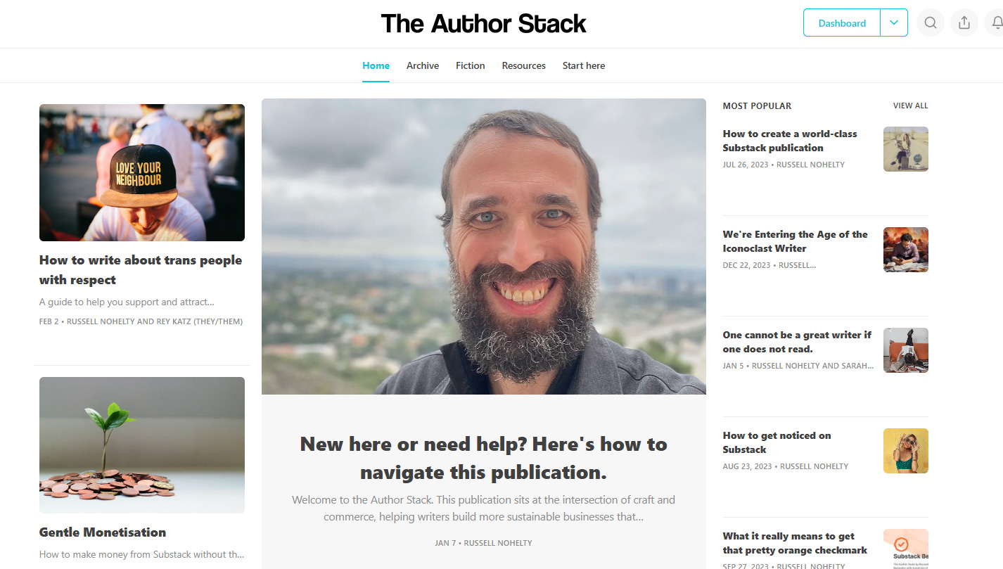 How to create a world class Substack publication