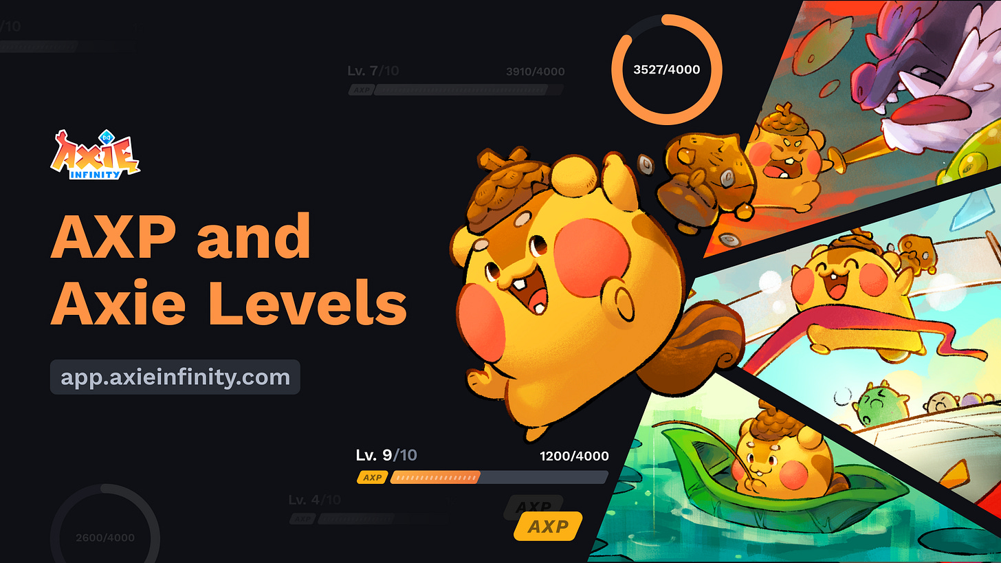 Axie Experience Points (AXP) are Here! - by Axie Infinity