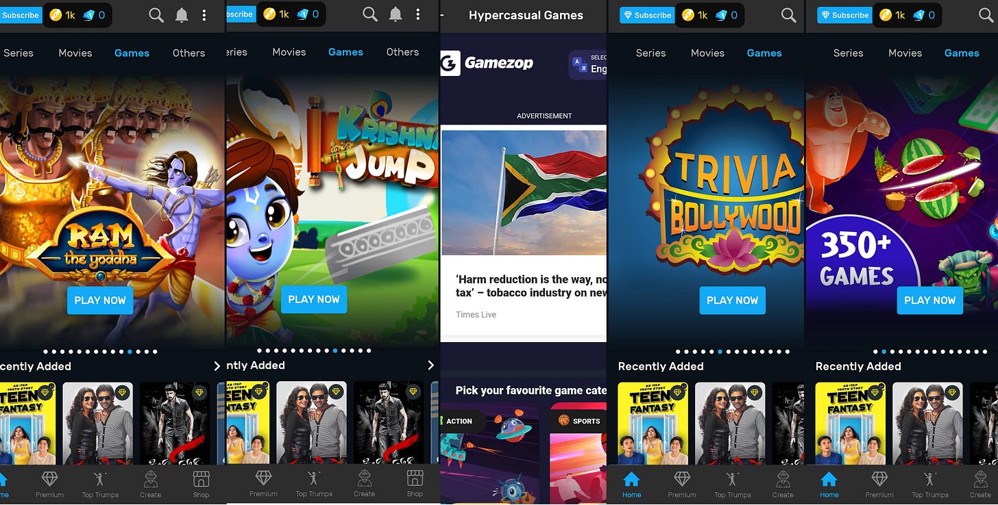 Introducing iTAP - A gamified OTT experience
