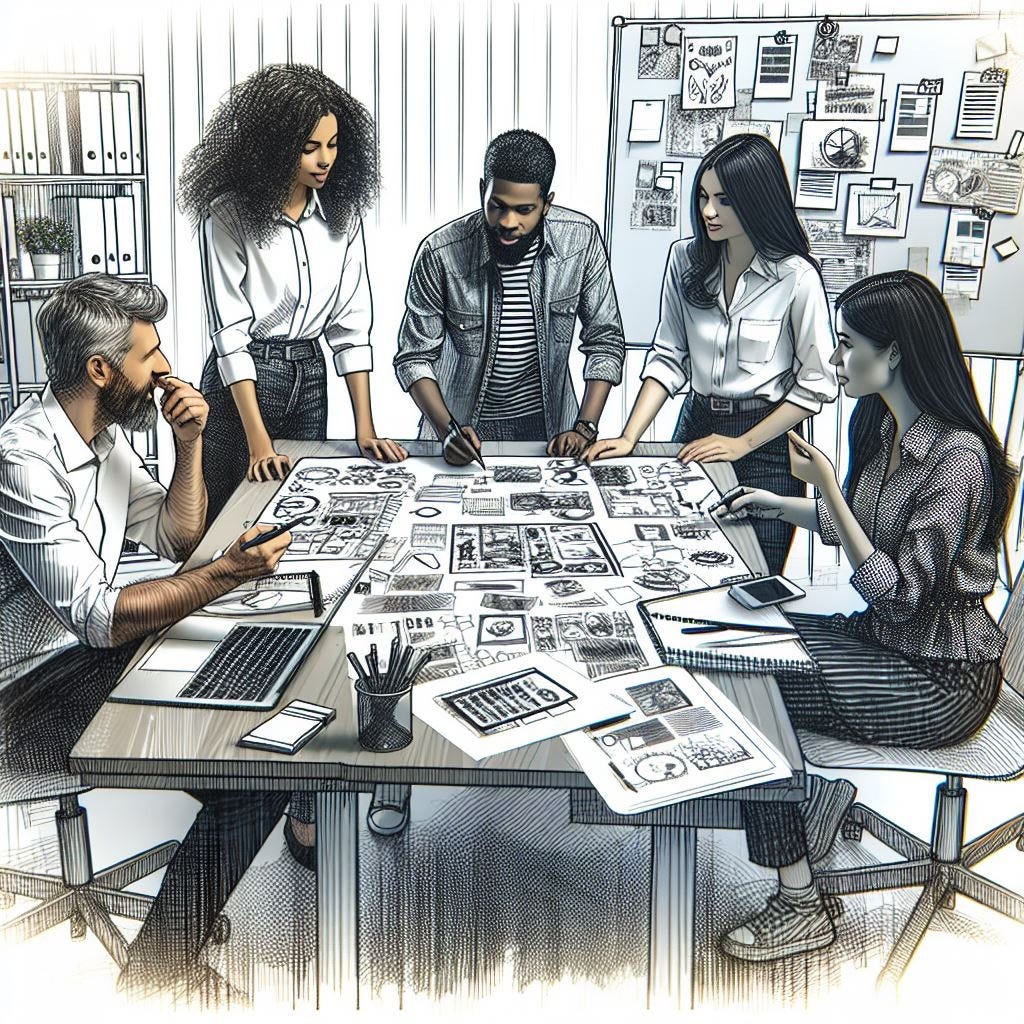 Creating a Visual Storyboard for UI/UX Design in Power BI