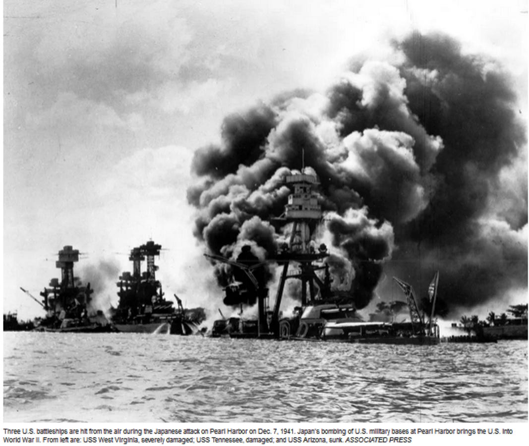 December 7, 1941 "A date that will live in infamy" Pearl Harbor ...