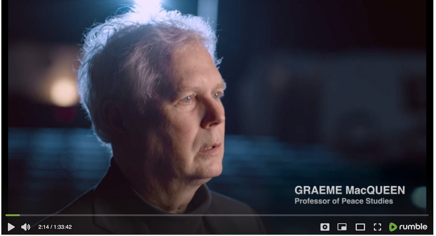 “Peace, War and 9/11,” a great new documentary on Graeme MacQueen’s ...