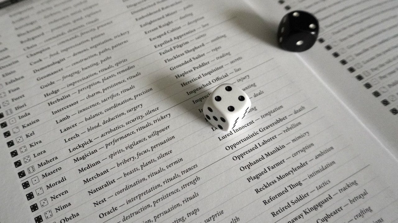 How to use D66 random tables - Skeleton Code Machine