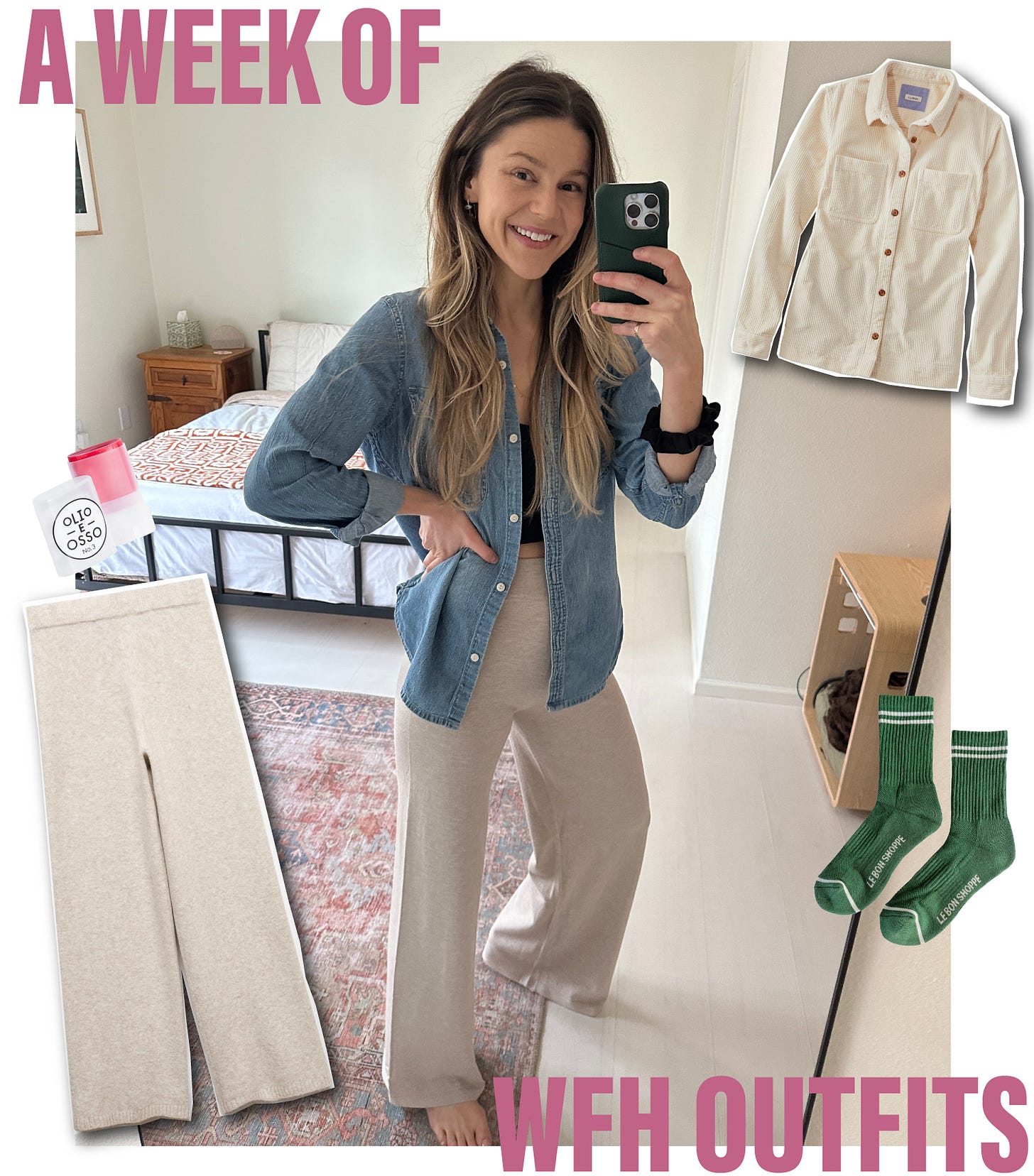 Issue #127: A Week of Cozy, Polished WFH Outfits and My "Coffee Shop" Rule