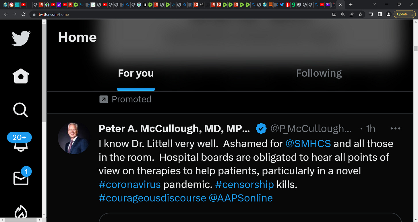 Dr. John Littell is a friend of mine, I have done shows with him, good ...