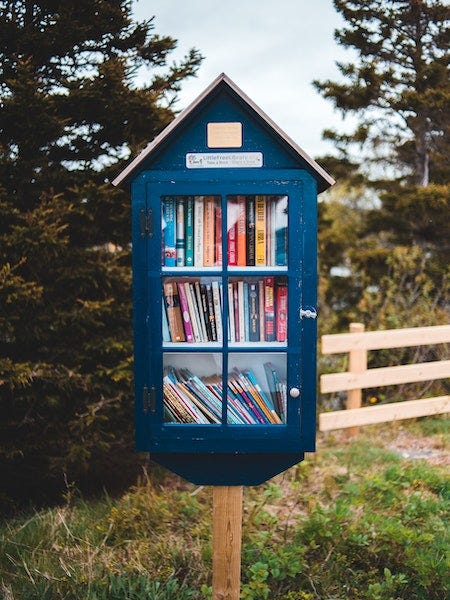 Setting up a neighborhood library box