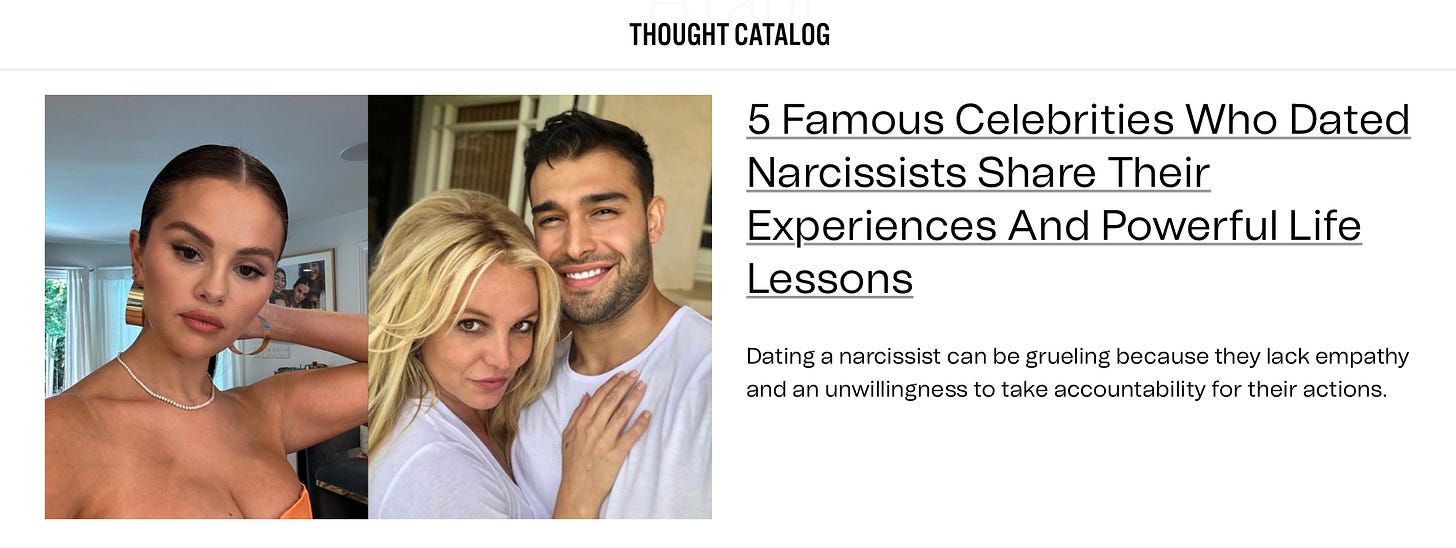 Narcissists: 5 Famous Celebrities Who Dated Narcissists Share Their ...