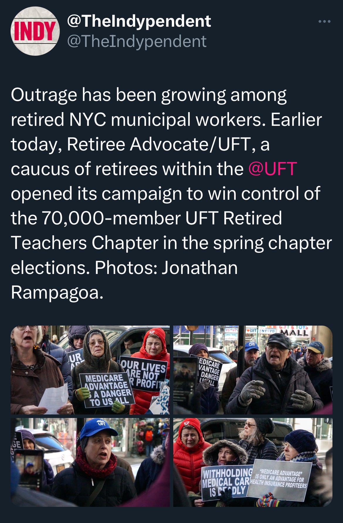 UFT RTC election race launches with Retiree Advocate/UFT slate ...