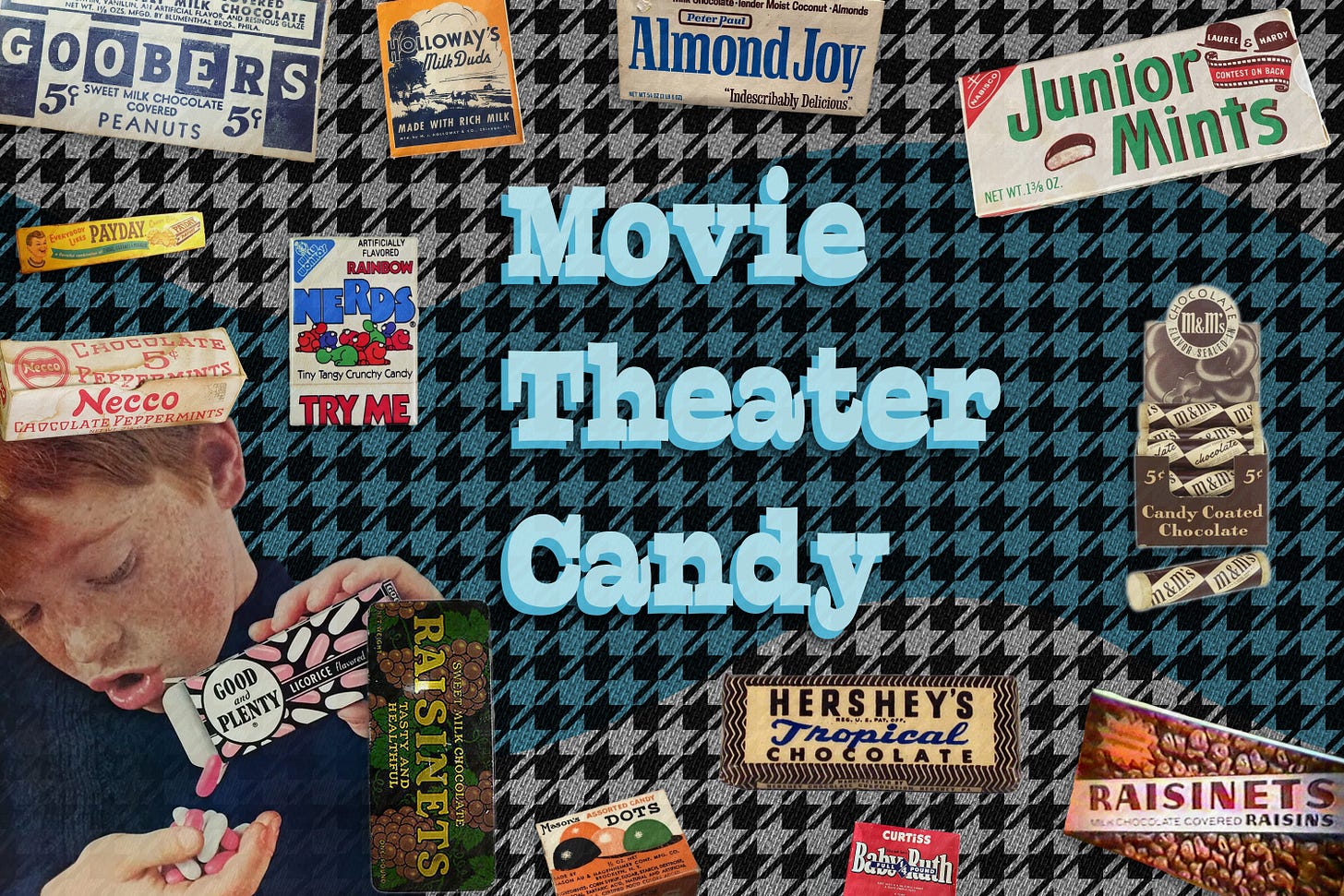 A Nostalgic Look Back At Movie Theater Candy + Concession Stands