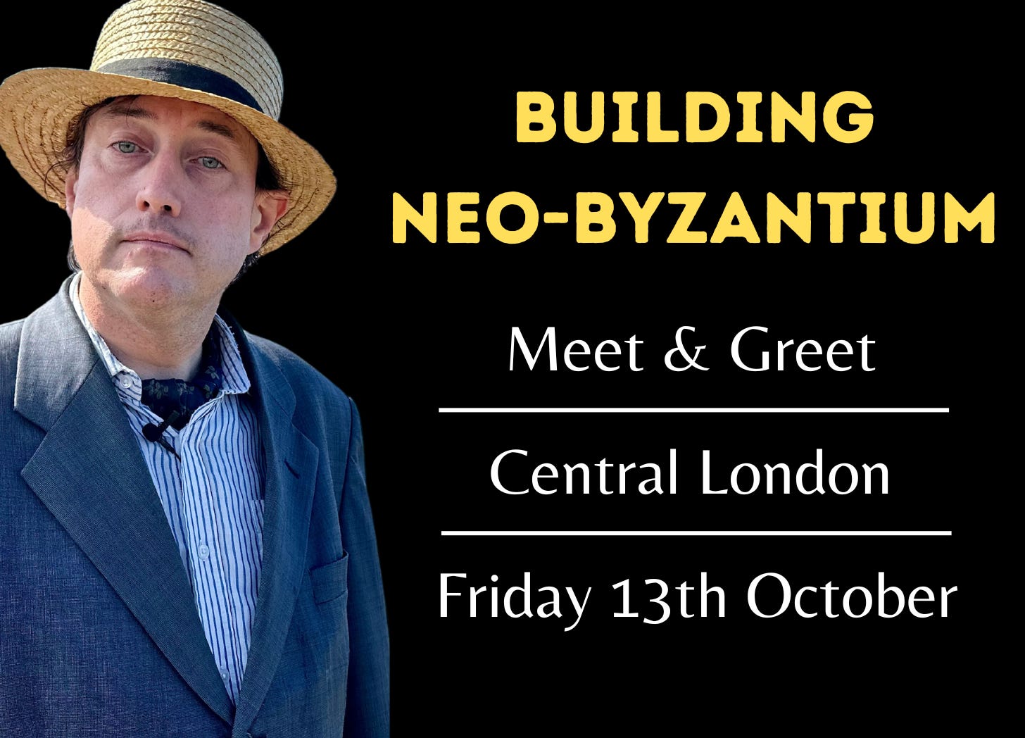 Meet & Greet in Central London - by Edward Dutton