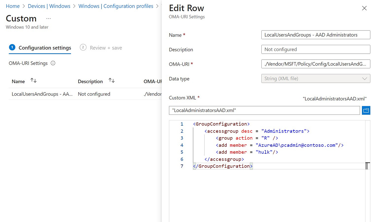 Windows LAPS - Create local administrator account via Microsoft Intune