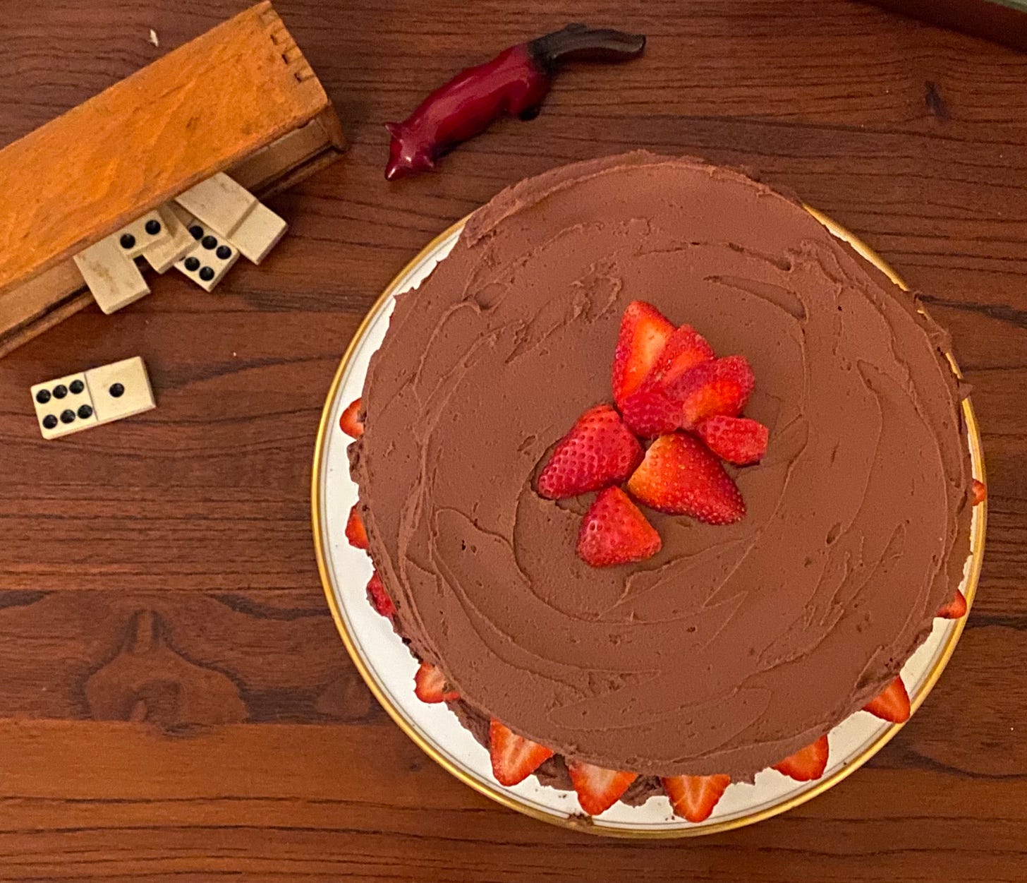 Chocolatey Chocolate Mousse Birthday Cake