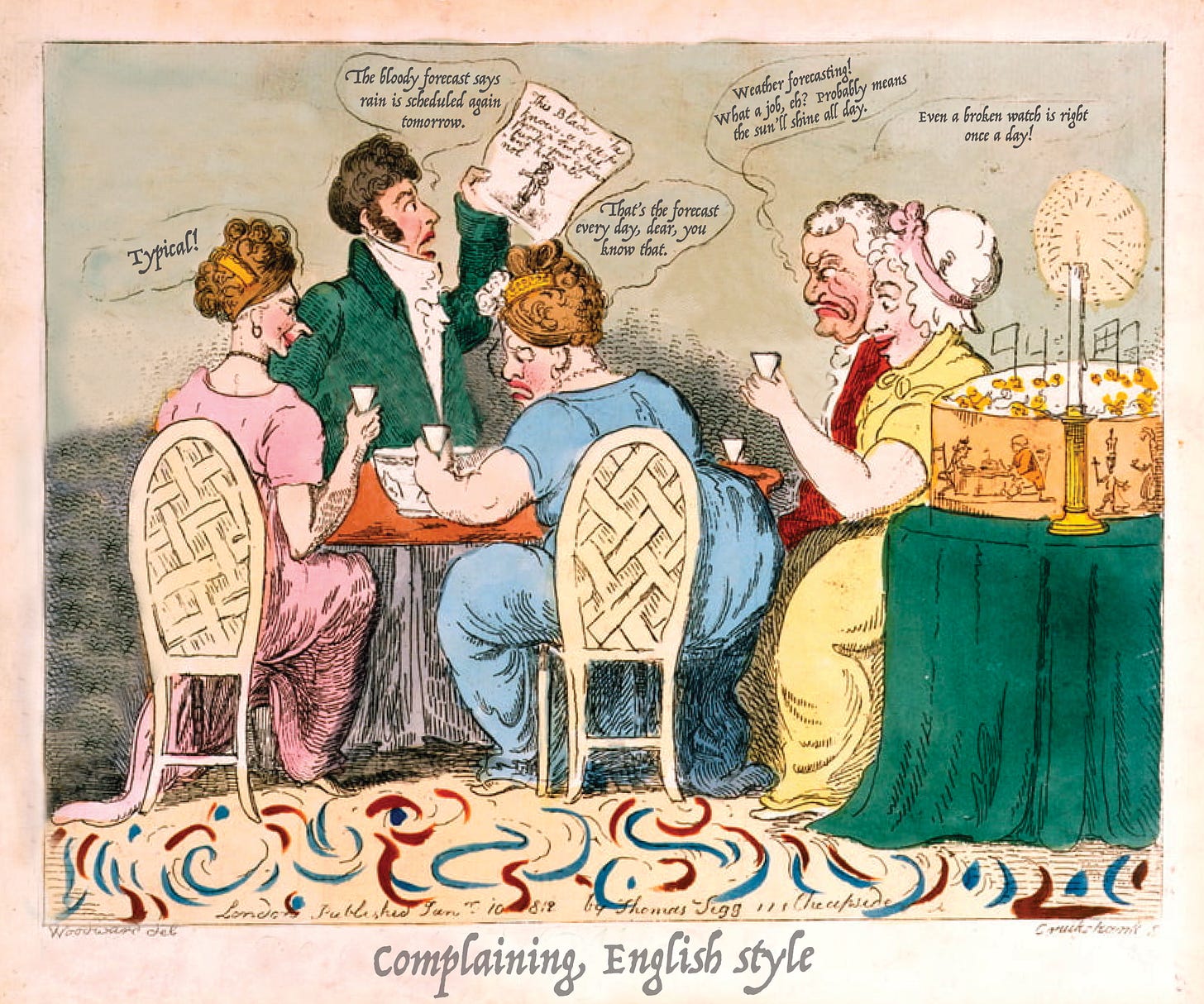 Cultural differences in complaining: 'moaning' vs 'whingeing'