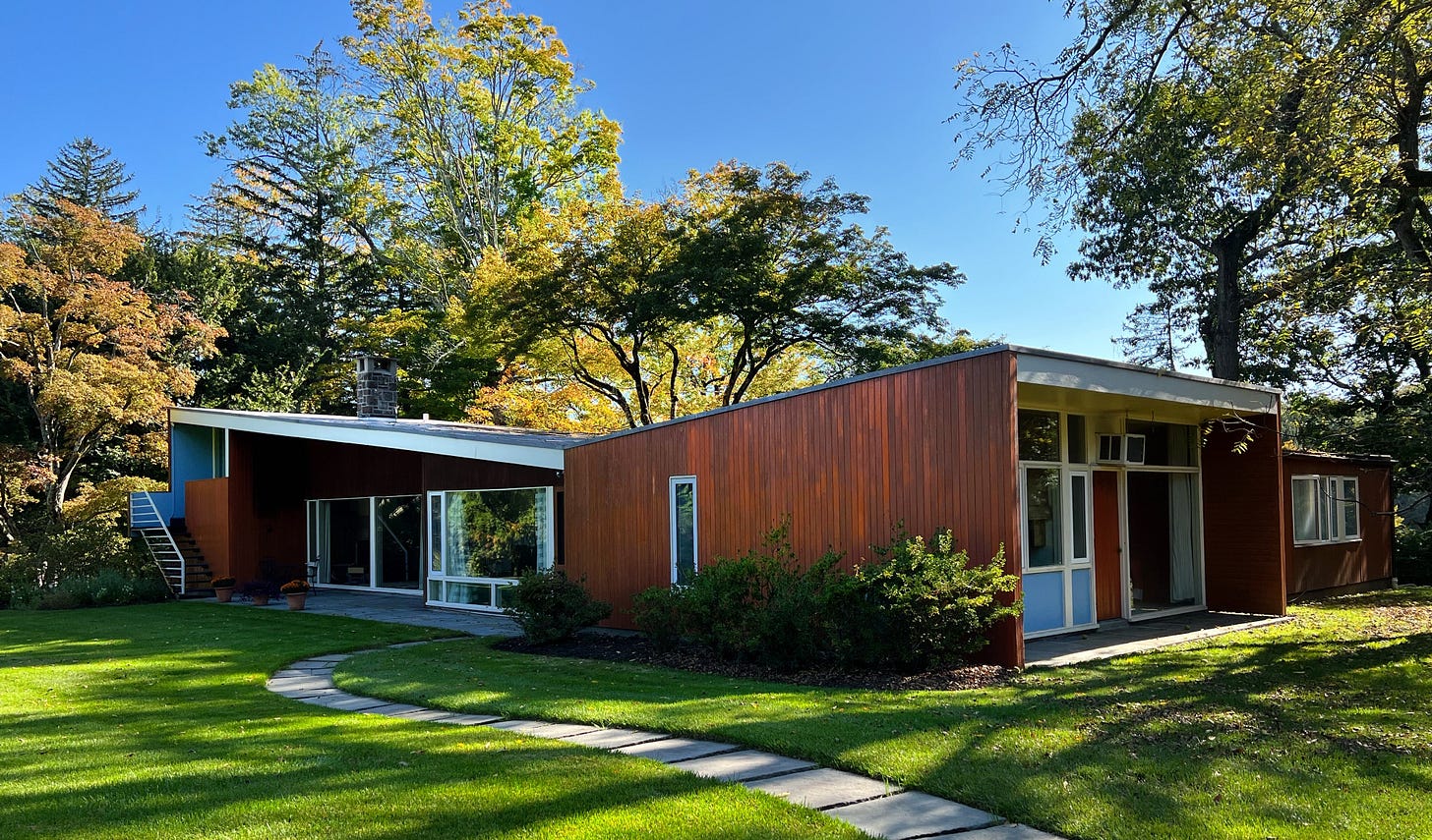 Touring the Marcel Breuer House at the Rockefeller Estate