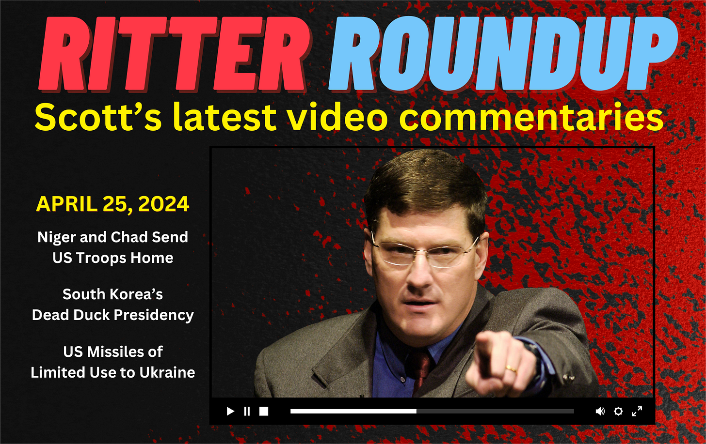 Scott Ritter Extra | Jeff Norman | Substack