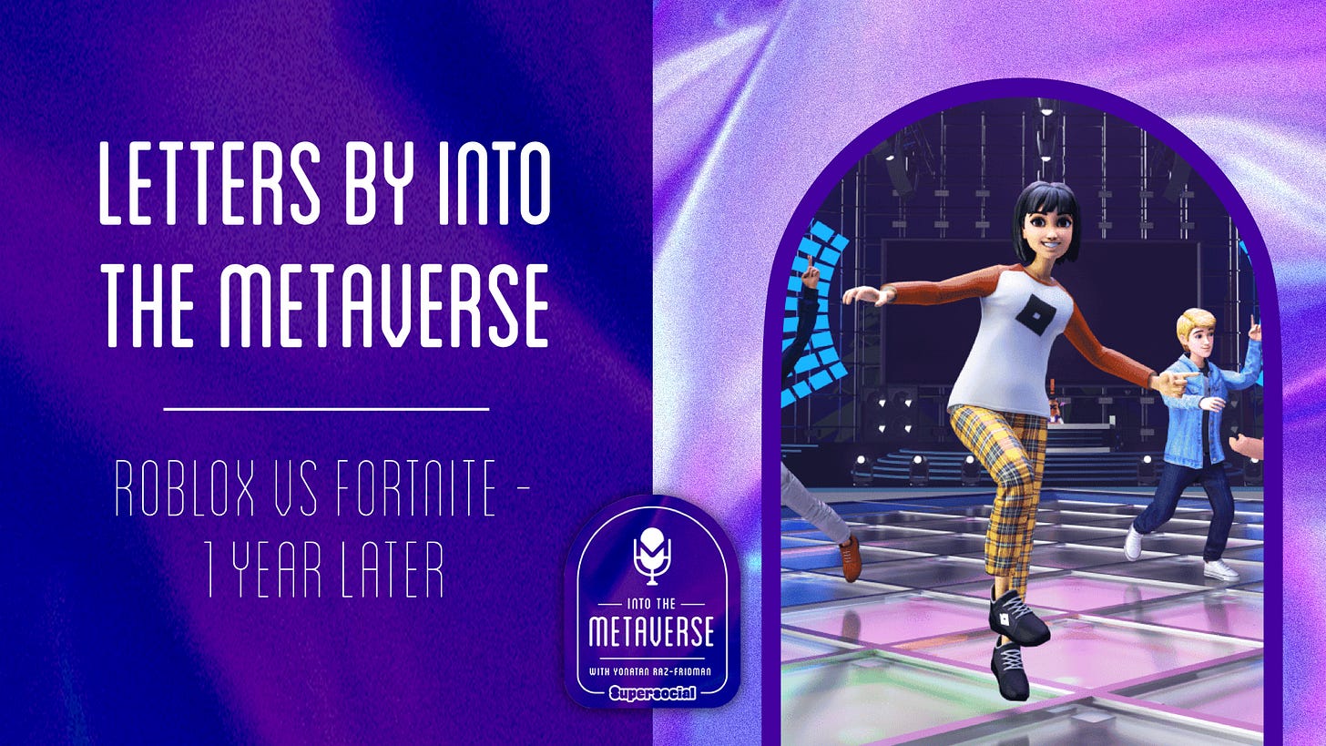 Roblox vs Fortnite - 1 Year Later